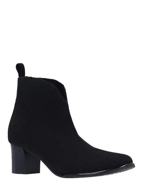 L'AMOUR DES PIEDS Phinn Knit Bootie - Black