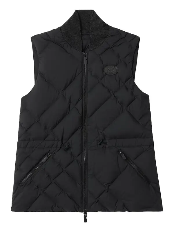 Burberry Devonside Quilted Vest - Black