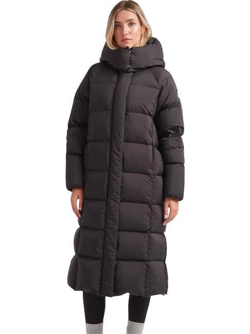 JACK1T Ultra Long Puffer Down Coat - Black/stone