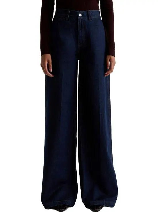 Ag Deven Ultra High Waist Wide Leg Trouser Jeans - Access