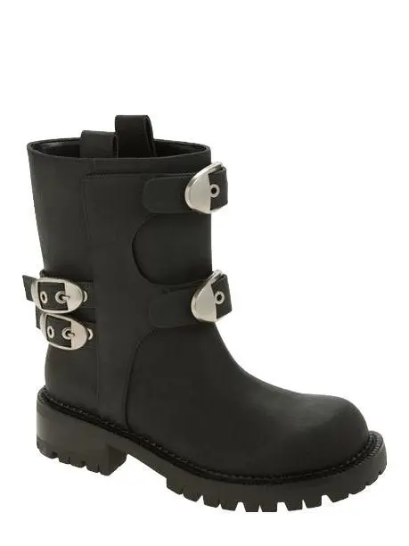 Marc Jacobs The Kiki Buckle Moto Boots - Black