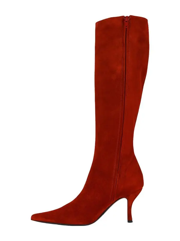 Magda Butrym Knee High Boot - Red