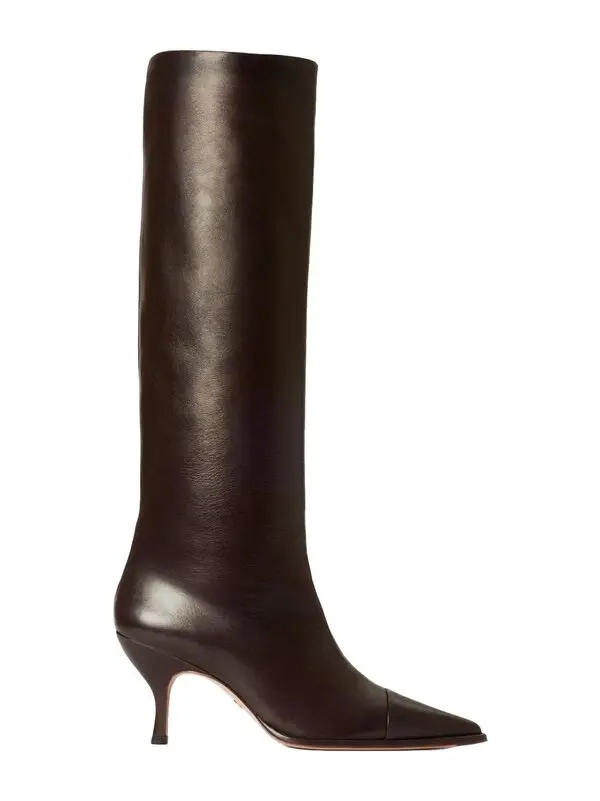 SANIA D'MINA Avenue High Boots - Brown