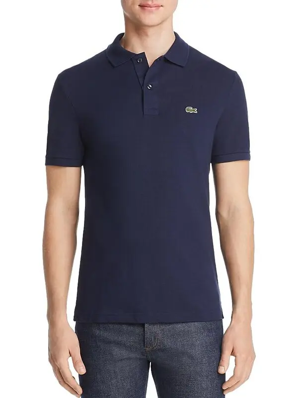 Lacoste Petit Pique Slim Fit Polo Shirt - Navy