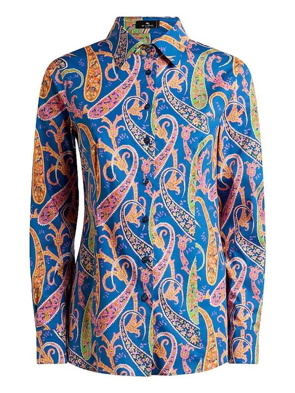 Etro Slim Fit Button-up Shirt - Print On P