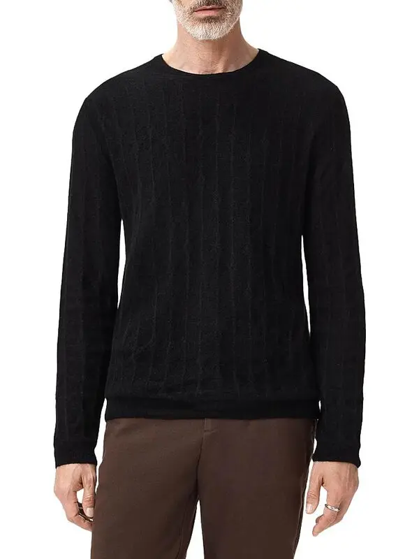 John Varvatos Baiso Crewneck Sweater - Black