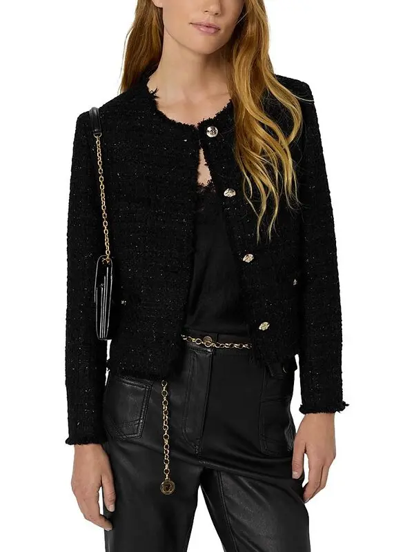 Gerard Darel Nessa Button-front Jacket - Black