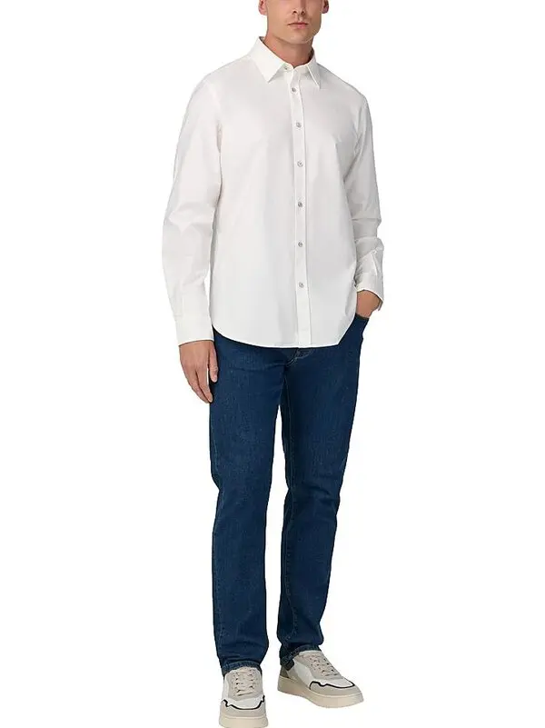 Boggi Milano Cotton Oxford Shirt - White