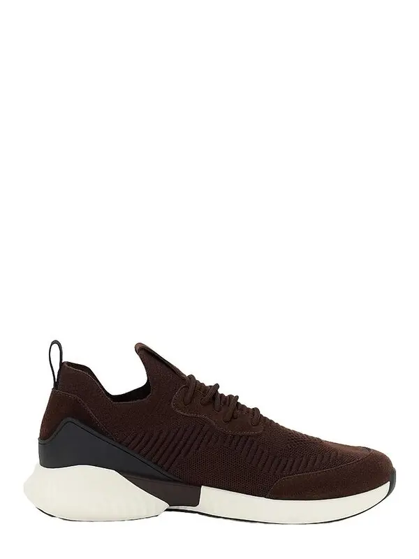 Boggi Milano Willow Wool Blend Sneakers - Brown