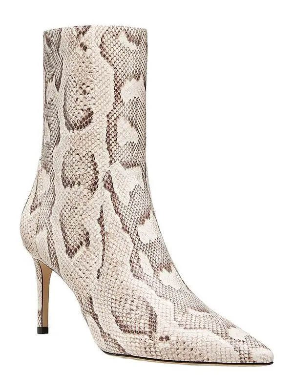 STUART WEITZMAN Power Zip 75 Boots - Cream
