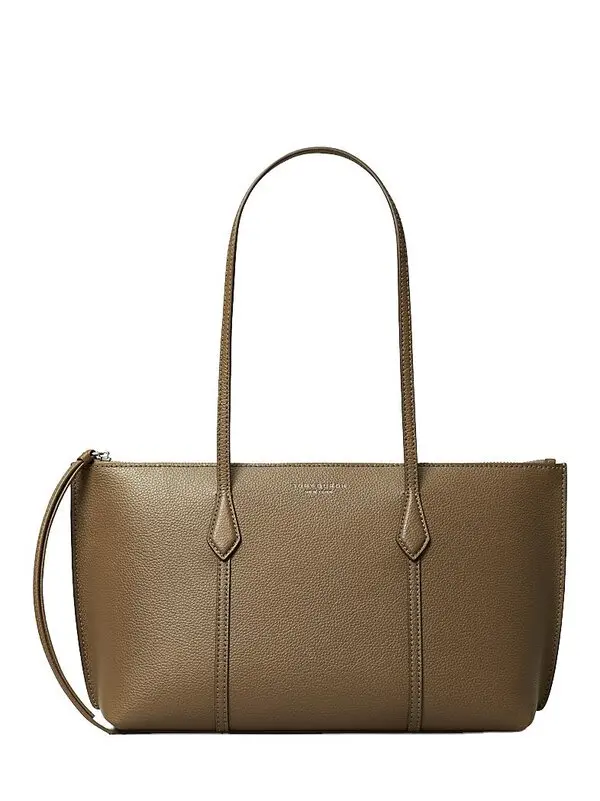 Tory Burch Perry Small Zip Tote - Wild Mushroom