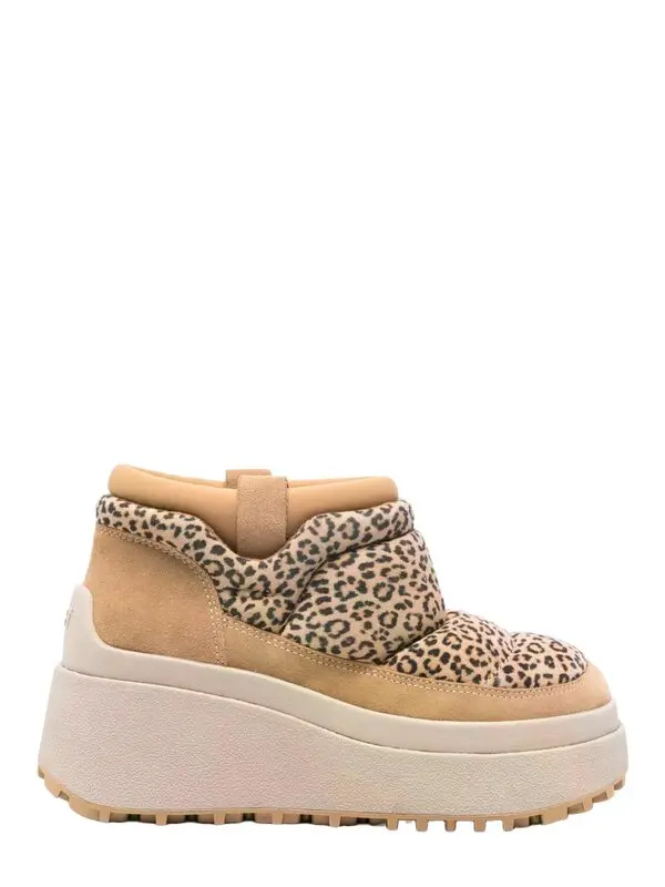 Ash 70mm Leopard-print Platform Boots - Brown