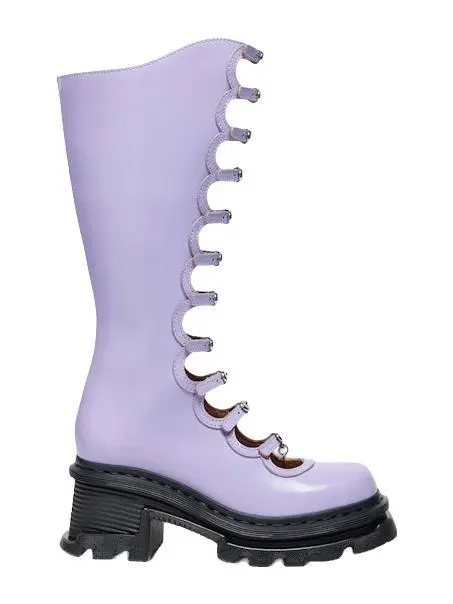 Dr. Martens Kiki Boots Marc Jacobs Buttero - Bright Lavender