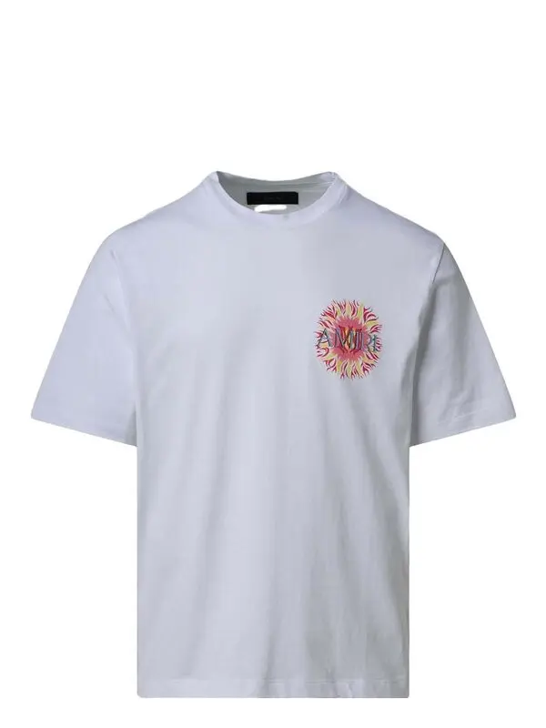 Amiri Sun Tee Shirt - White Red