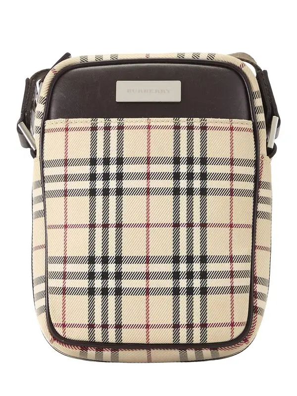 Burberry House Check Camera Bag - Brown