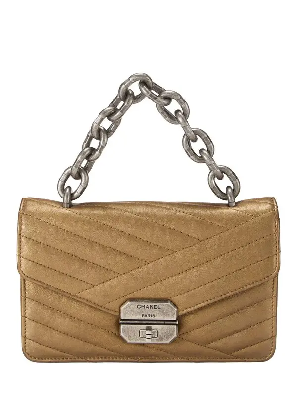 Chanel Gabrielle Convertible Flap Bag - Gold