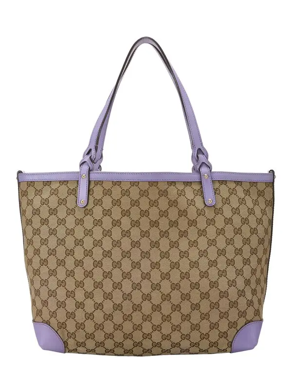 Gucci Original Gg Craft Tote - Purple