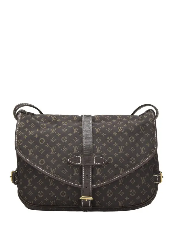 LOUIS VUITTON Mini Lin Saumur 30 - Brown
