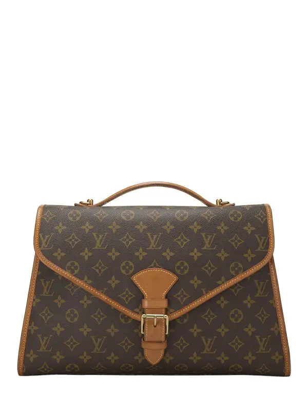 LOUIS VUITTON Monogram Beverly Briefcase - Brown