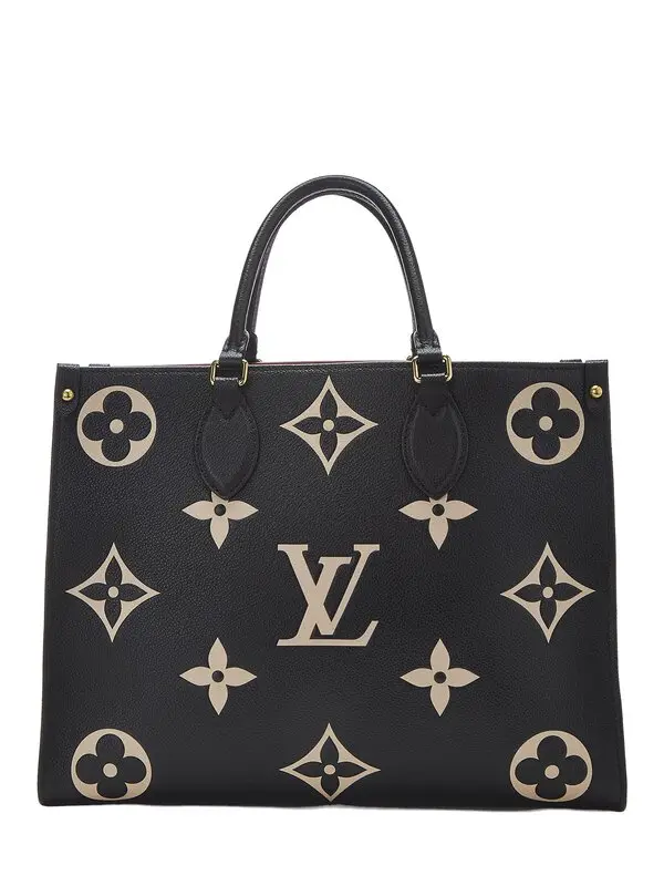 LOUIS VUITTON Monogram Empreinte Giant On The Go - Black