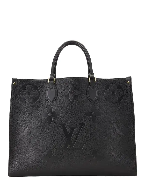 LOUIS VUITTON Monogram Empreinte Giant On The Go - Black