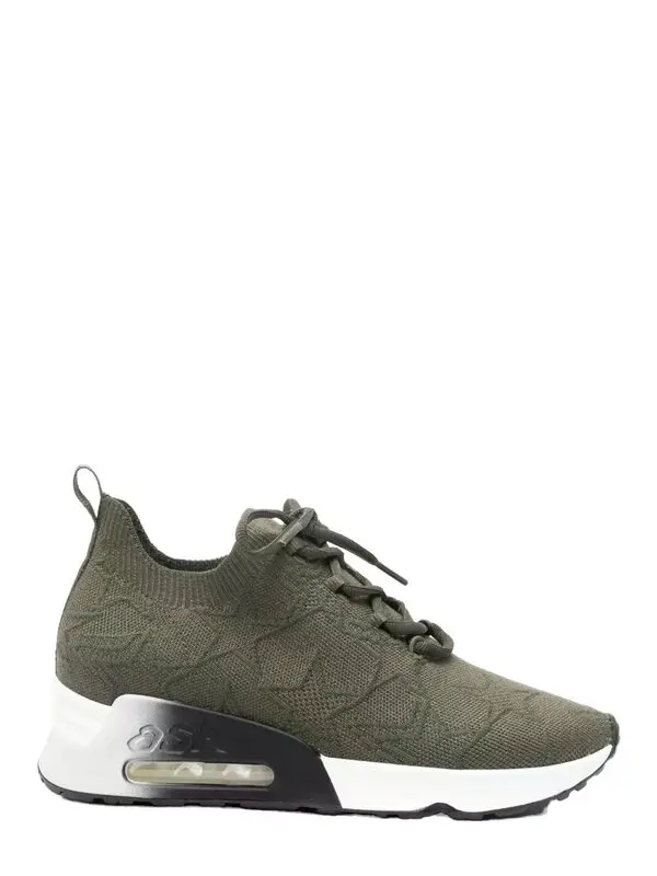 Ash Star Patterned Lace-up Sneakers - Green