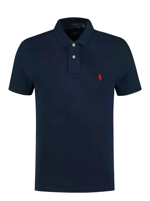 Polo Ralph Lauren Logo Polo Shirt - Blue