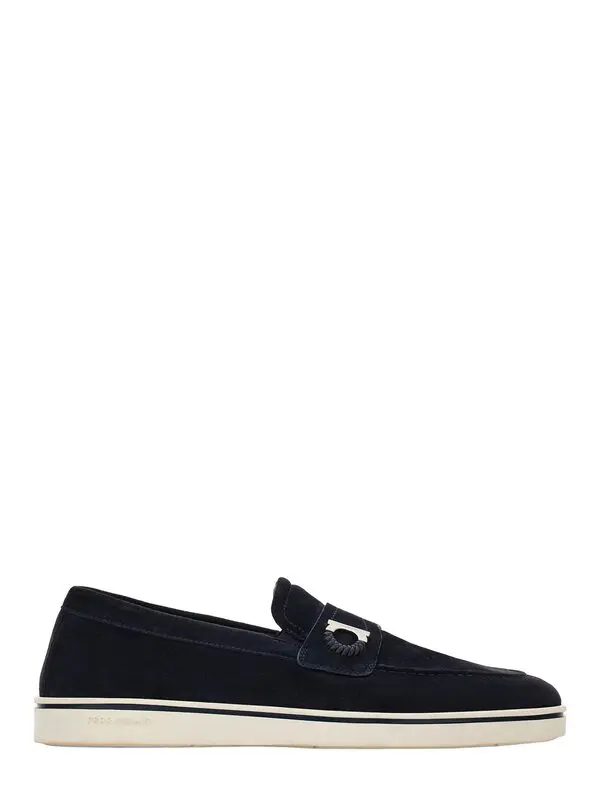 FERRAGAMO Boat Shoe Loafer - Blue