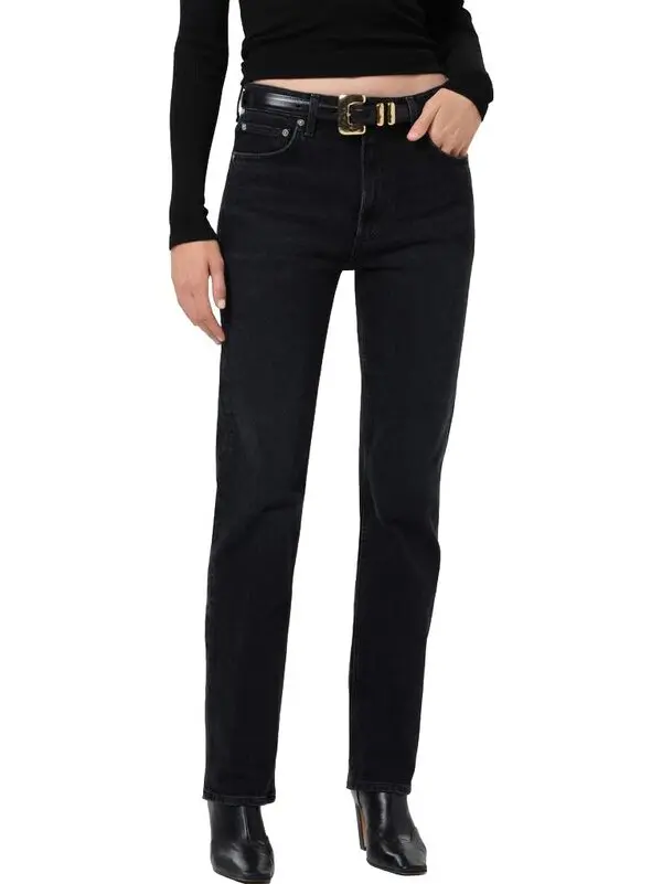 Citizens Of Humanity Zurie High-waist Straight-leg Jeans - Willow Black