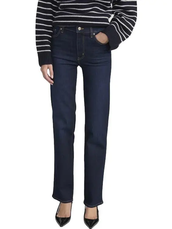 FRAME Le Sleek High Waist Straight Leg Jeans - Fairway