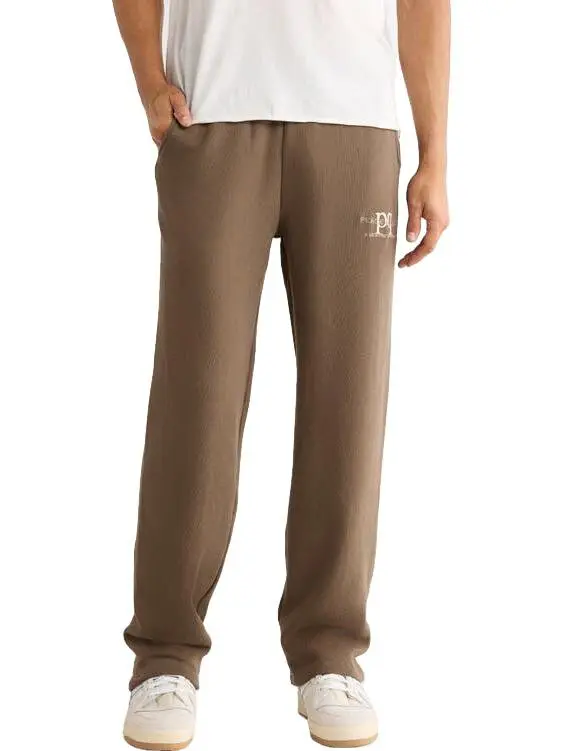 MUSEUM OF PEACE & QUIET Leisure Cotton Sweatpants - Brown