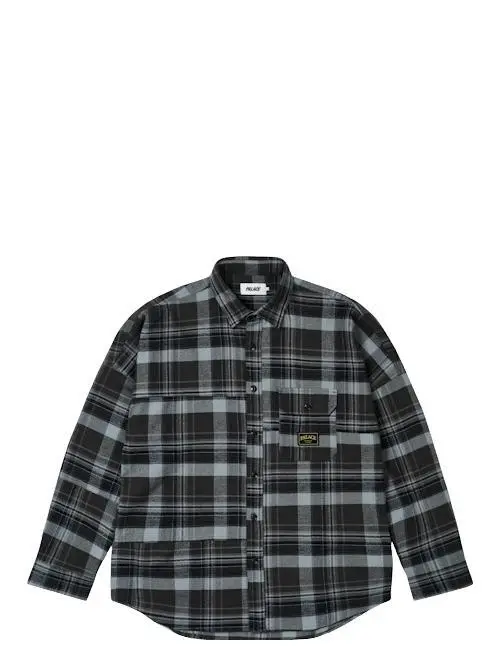 PALACE Lumber Yak Patch Overshirt - Black