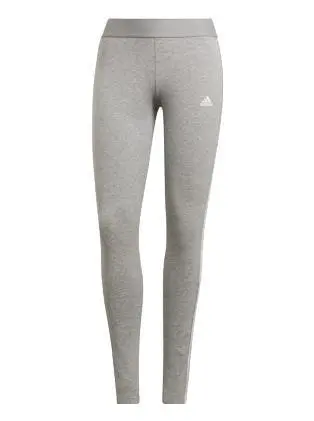 Adidas Loungewear Essentials 3-stripes Leggings - Medium Grey Heather/white