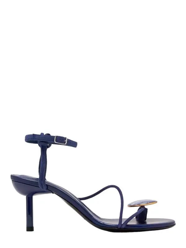 Christopher Esber Knotted Ankle-tie Sandals - Blue