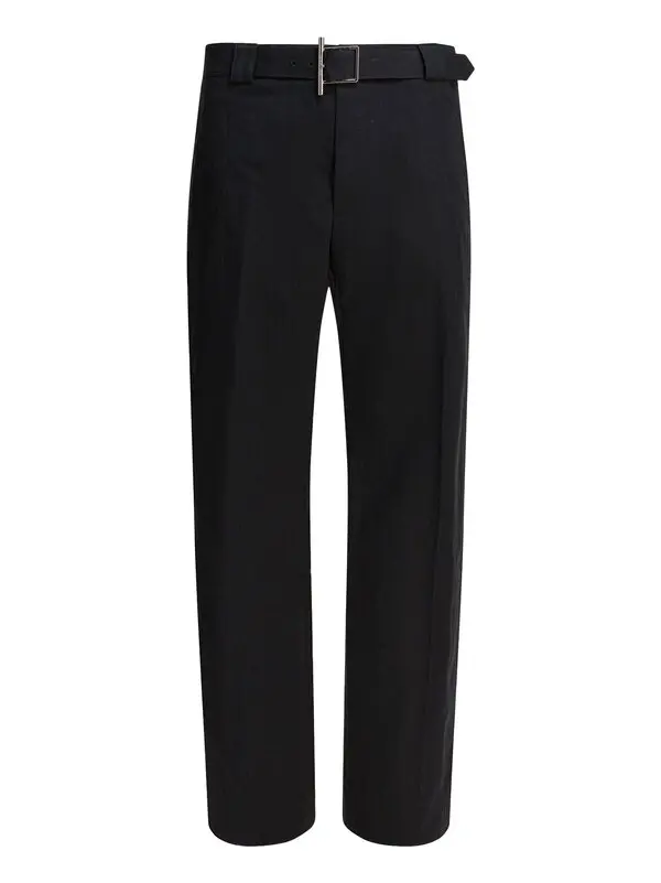 Alexander McQueen Belted Trousers - Black
