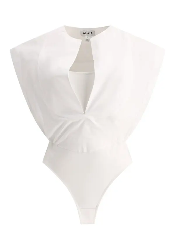 Alaïa Dickey' Bodysuit - White