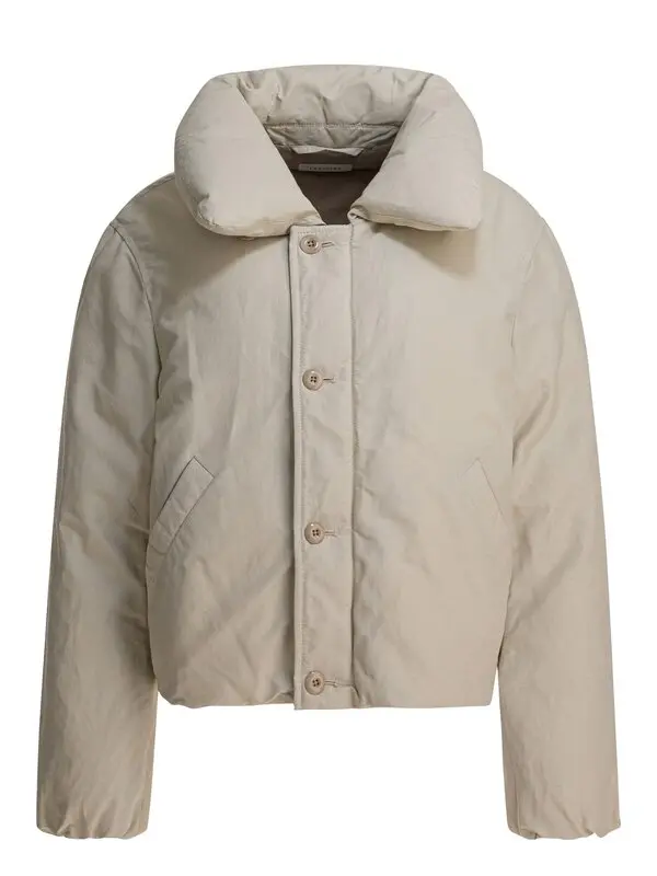 LEMAIRE Down-filled Quilted Jacket - White