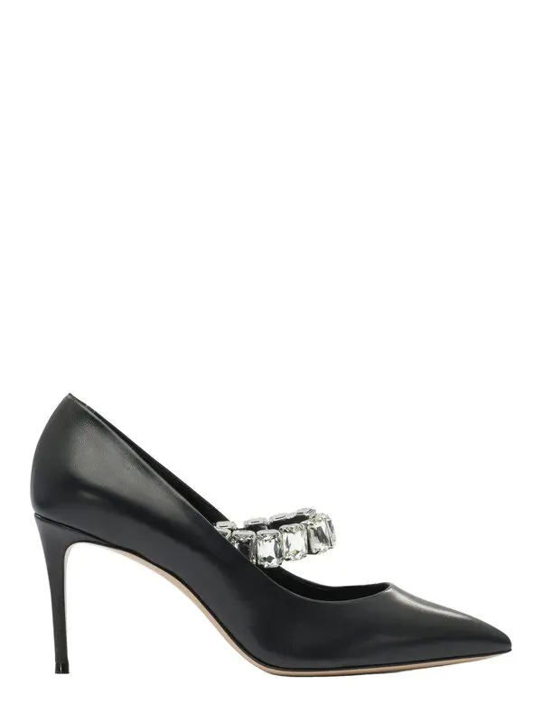 Casadei Julia Minorca 80mm Pumps - Black