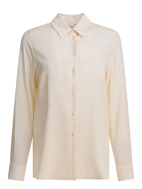 Max Mara Silk Blend Shirt - White