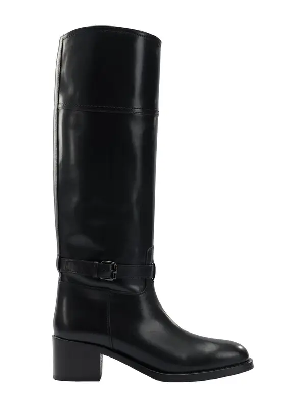 MARETTO Leather Boots - Black