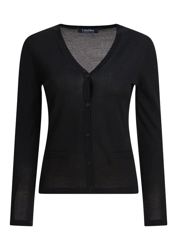 Max Mara Wool Cardigan - Black