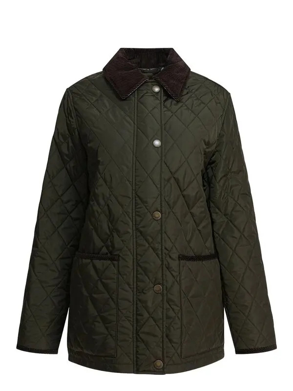 Burberry Quilted Jacket - Green