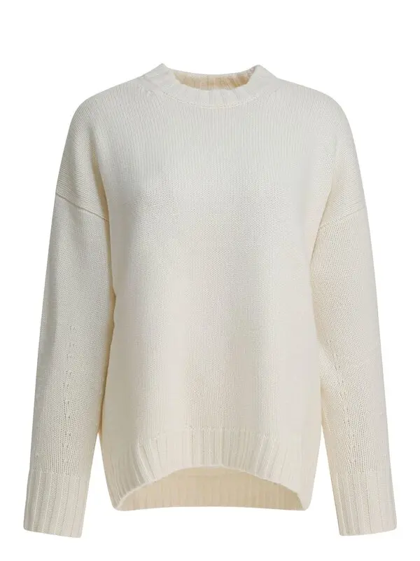 Loulou De Saison Cashmere 'tino' Sweater - White