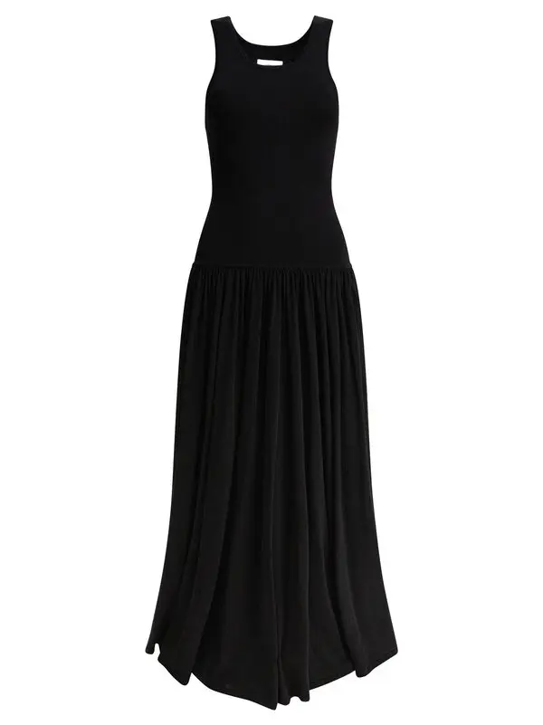 Loulou De Saison Long Knit Dress - Black