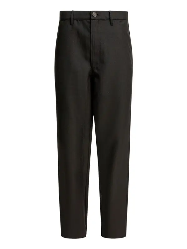 Comme Des Garçons Wool-blend Trousers - Black