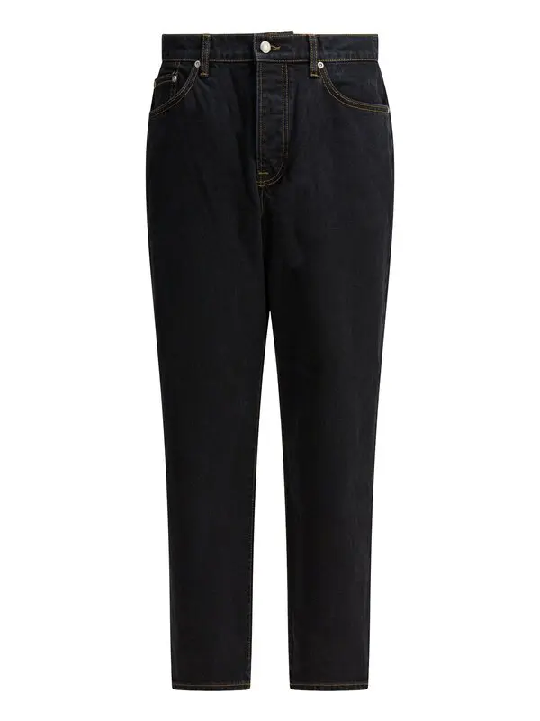 StÜssy Big Ol' Straight Leg Jeans - Black