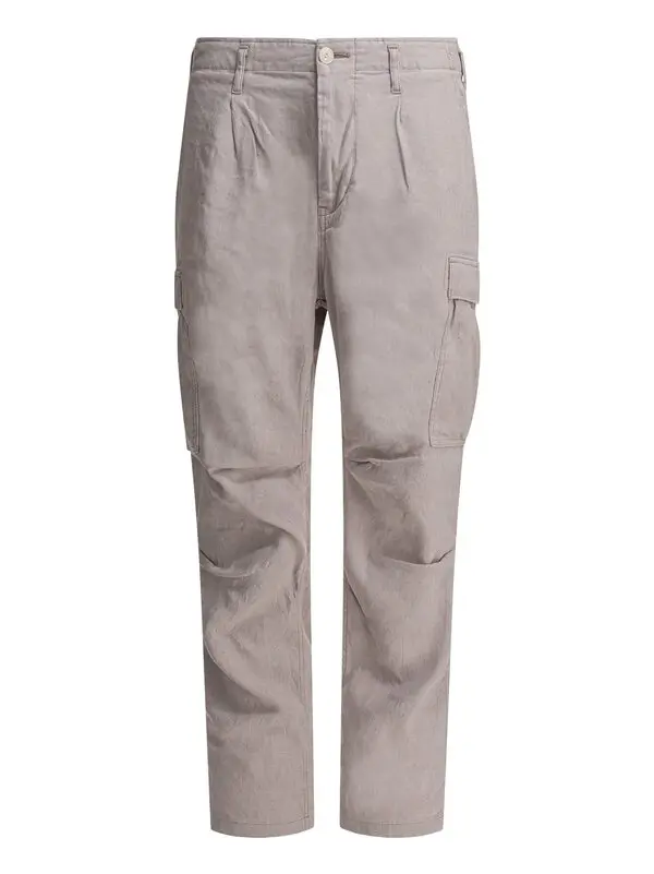 NONNATIVE Linen-blend Cargo Trousers - Grey