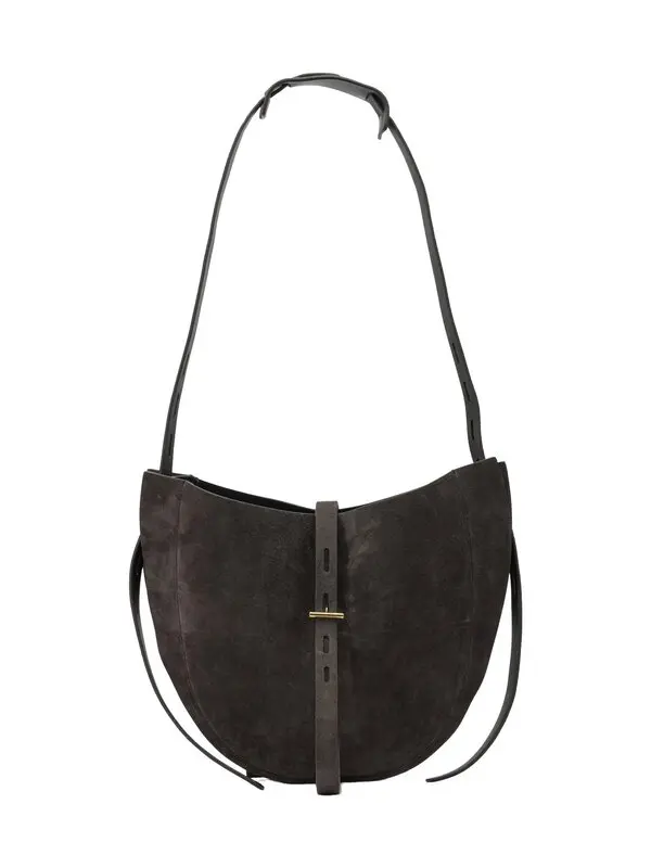 MINOBOSSI Calfskin Crossbody Bag - Brown