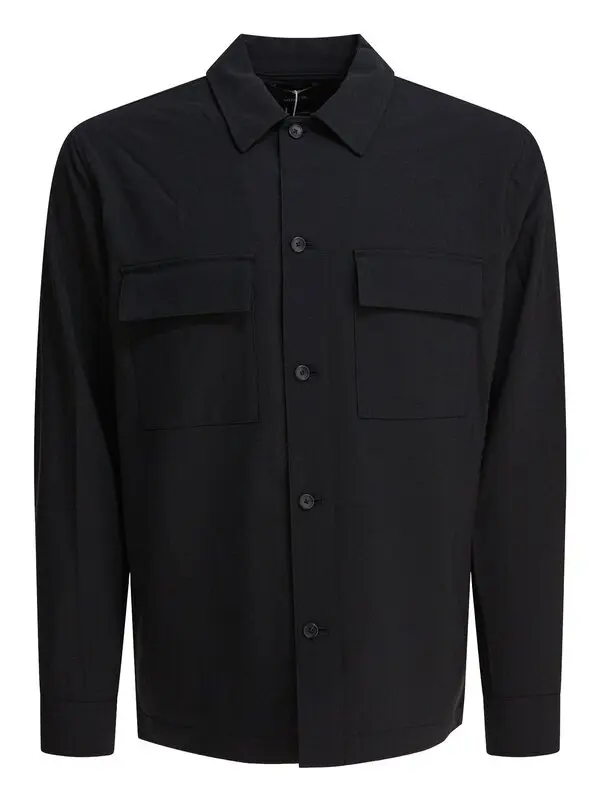 Vince Overshirt Jacket - Black