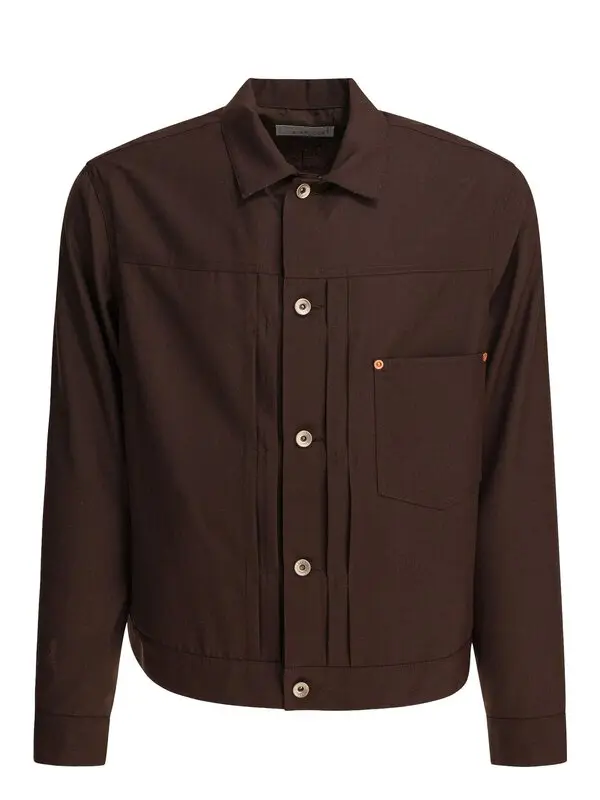 Sacai Suiting Jacket - Brown